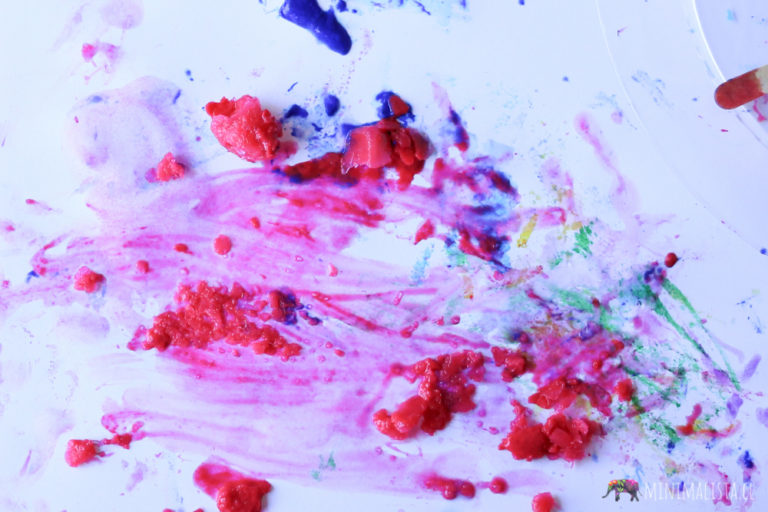 Pintura con cubos de hielo - Minimalista
